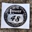 Lower 48 Brushed Metal Sticker | Lower 48 Outfitters | L48